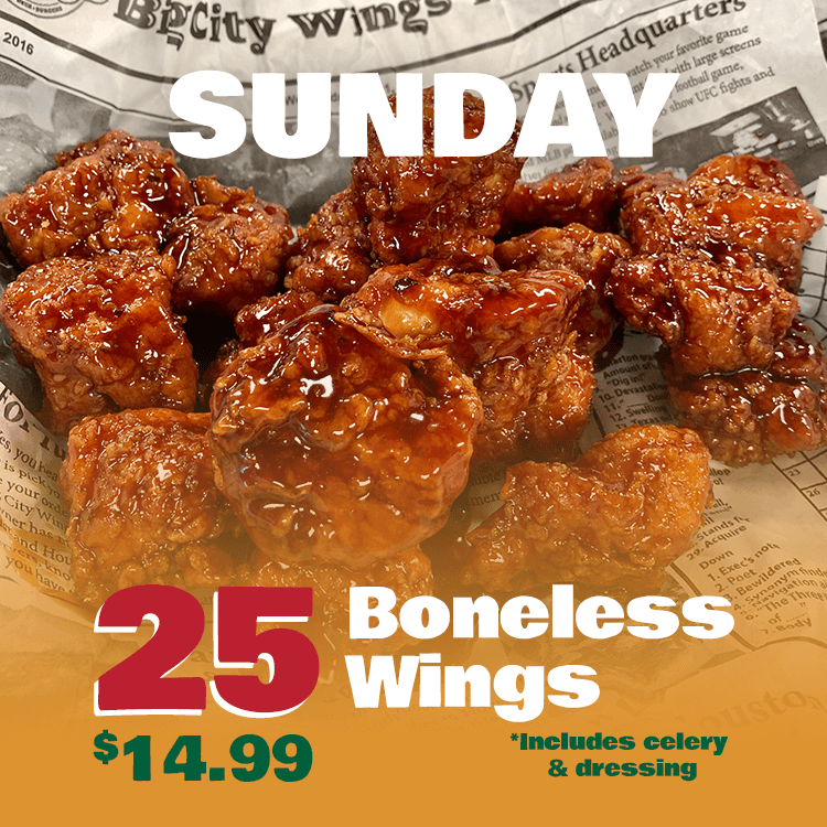Daily Specials - Big City Wings